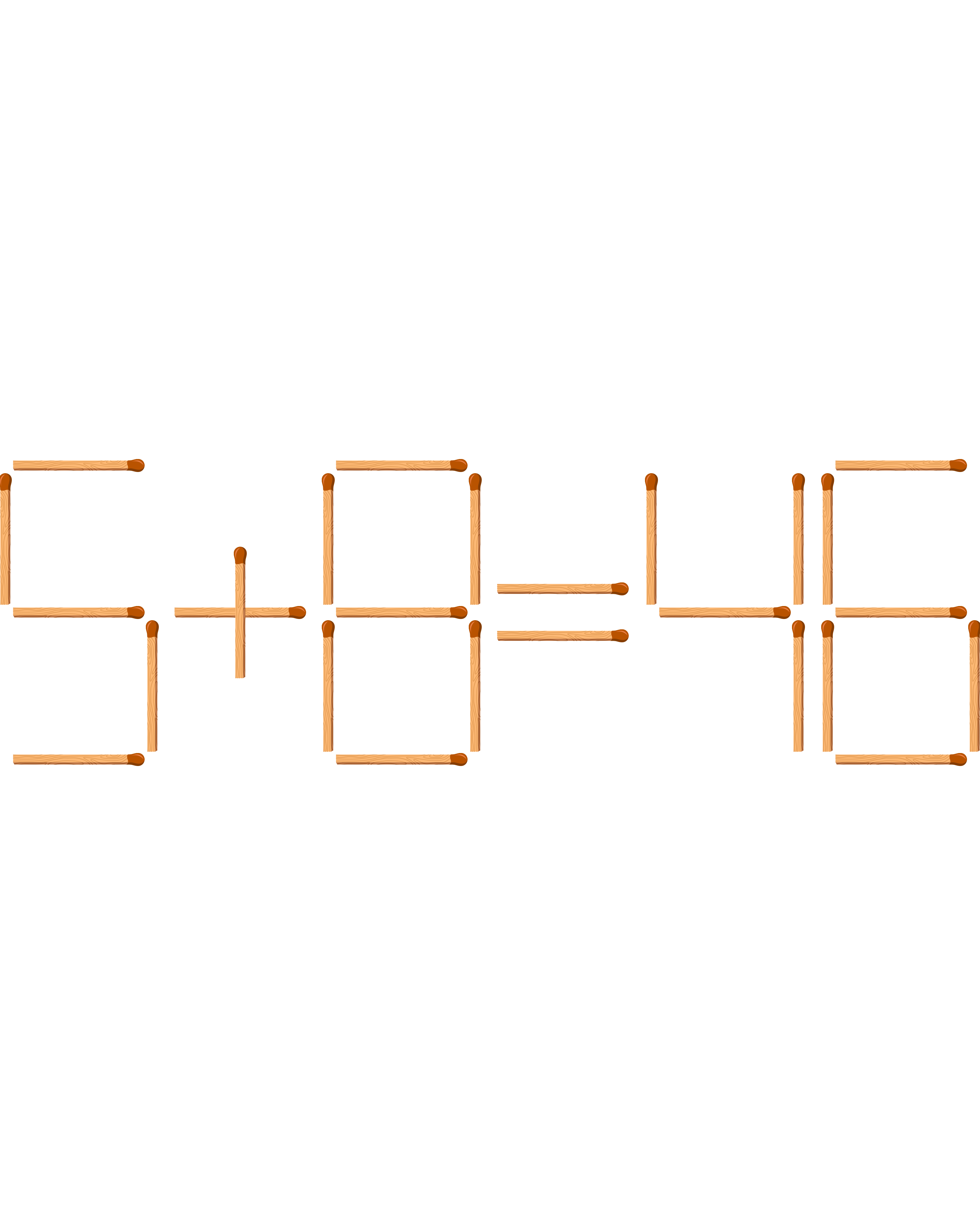 5 Plus 8 Is Not 46 - Matchstick Puzzle